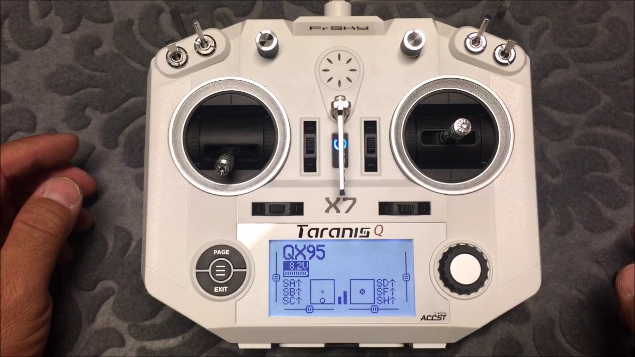 Frsky Taranis QX7--part 2 - YouTube