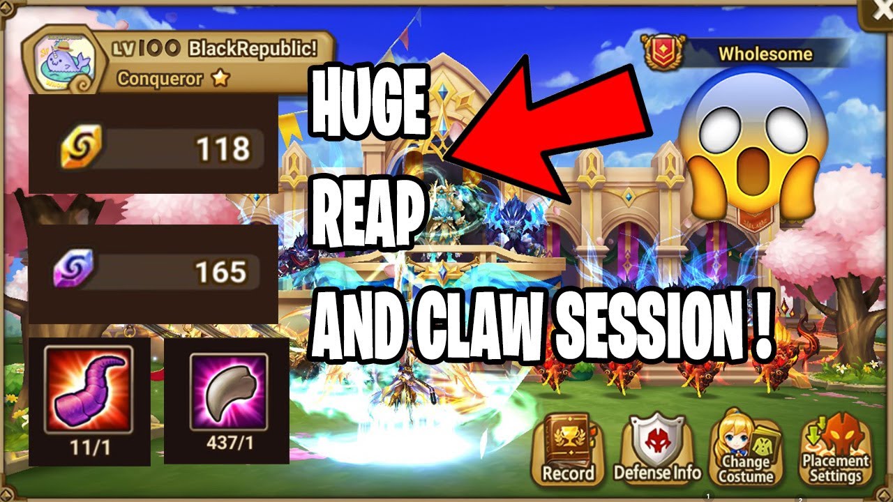 CRAZY CLAWS AND REAP SESSION COME AND SEE !! - YouTube