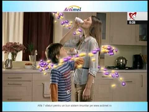 Actimel-Danone Commercial clip 2010, featuring Anton Radut