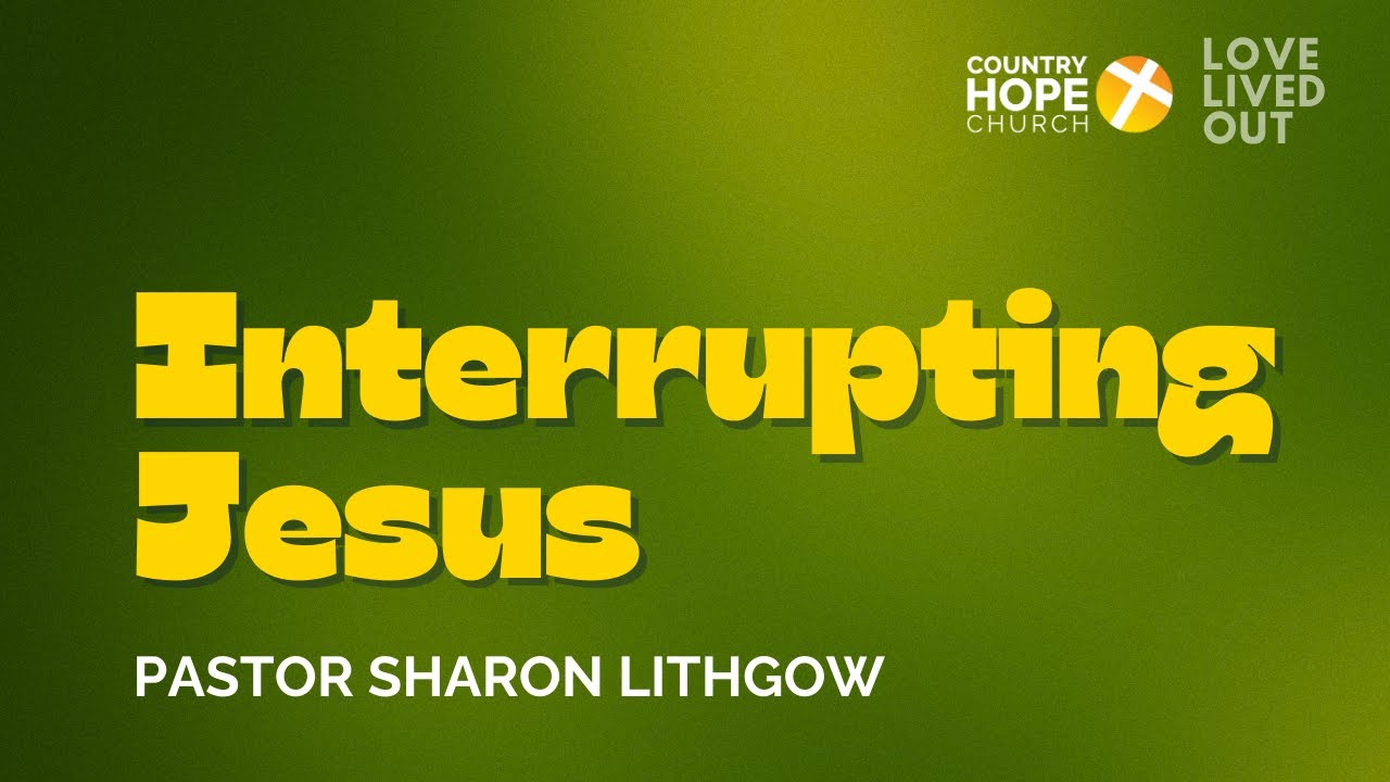 Interrupting Jesus - YouTube