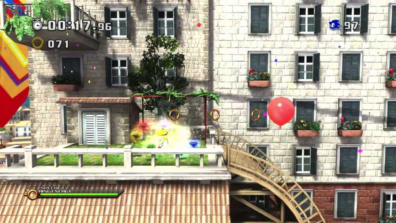 Sonic Generations Unleashed Project- Rooftop Run` Hyper Sonic Mod - YouTube