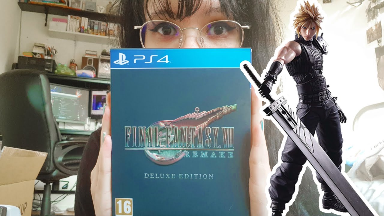 FINAL FANTASY VII REMAKE -1ST CLASS EDITION- UNBOXING - YouTube