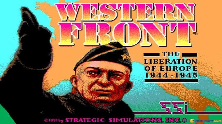 Western Front gameplay (PC Game, 1991) - YouTube