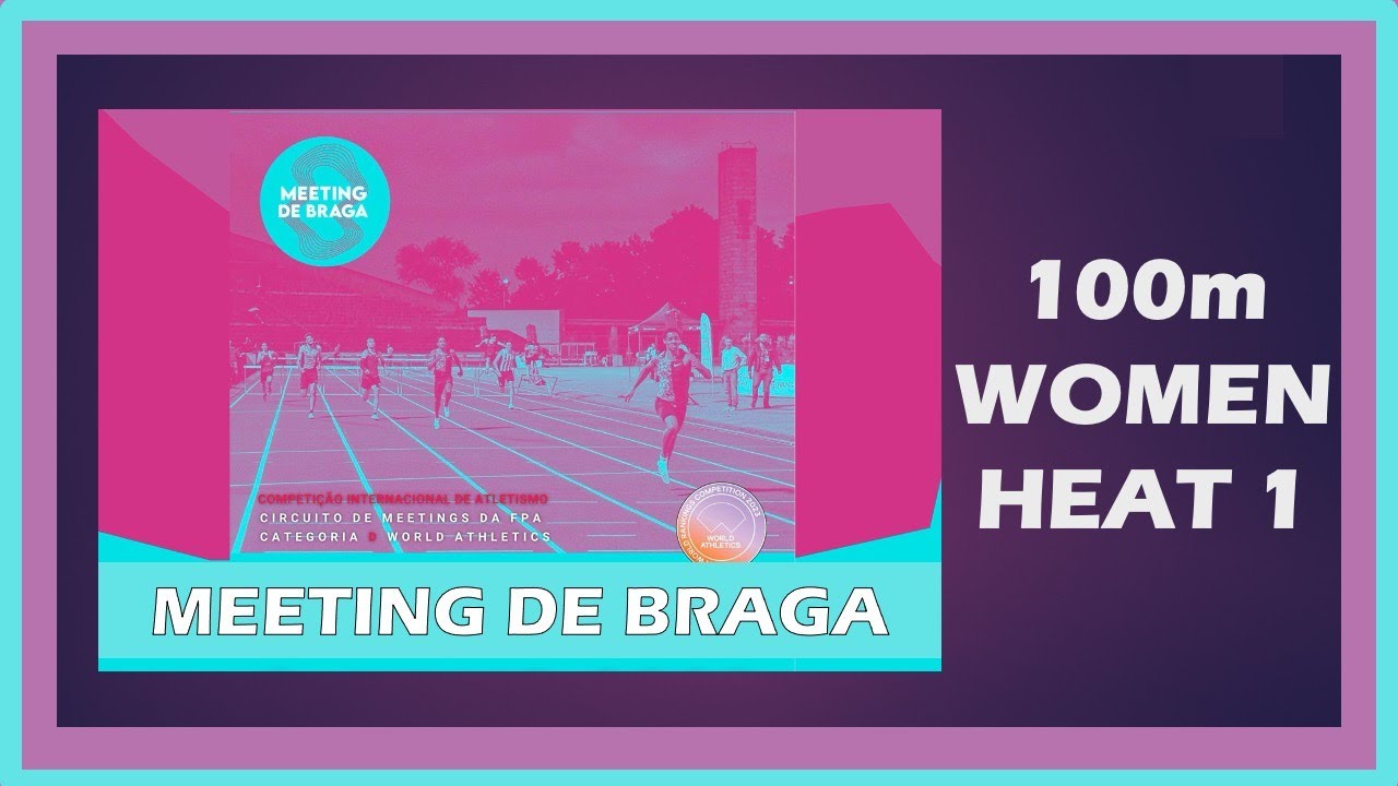 Viwe Jingqi - 100m Women Heat 1 in 11.86 2023 Meeting de Braga ...