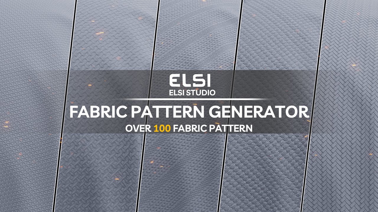 Substance Painter Fabric Generator ( Over 100 Fabric Patterns ) - YouTube