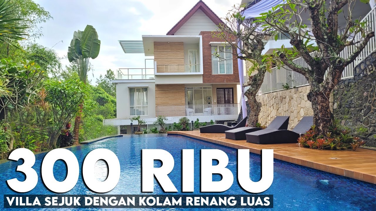 VILLA MODERN VIEW GUNUNG⁉️| Review Villa Liburan Di Bukit Panderman ...