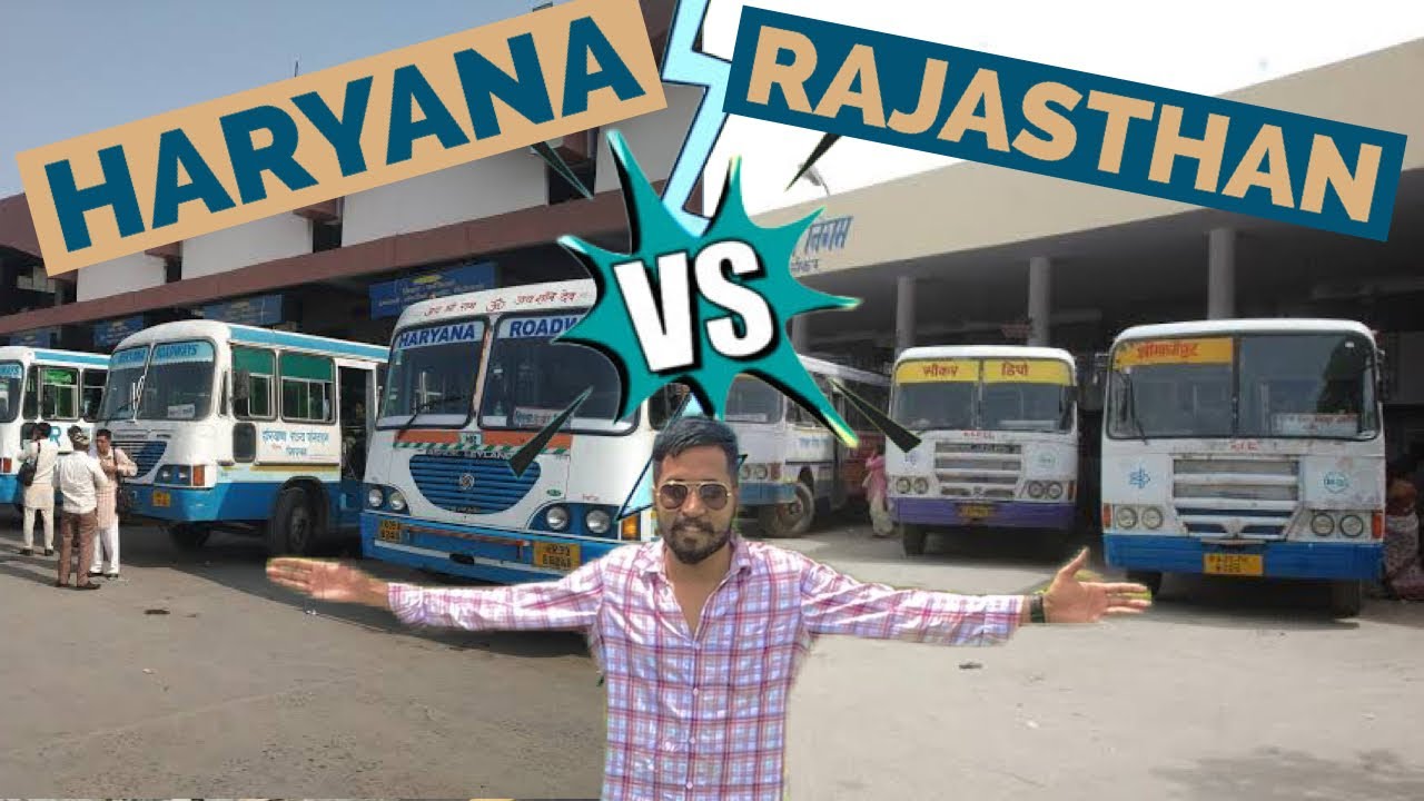 Haryana Bus Stand V/S Rajasthan Bus Stand 🚌🚌 - YouTube