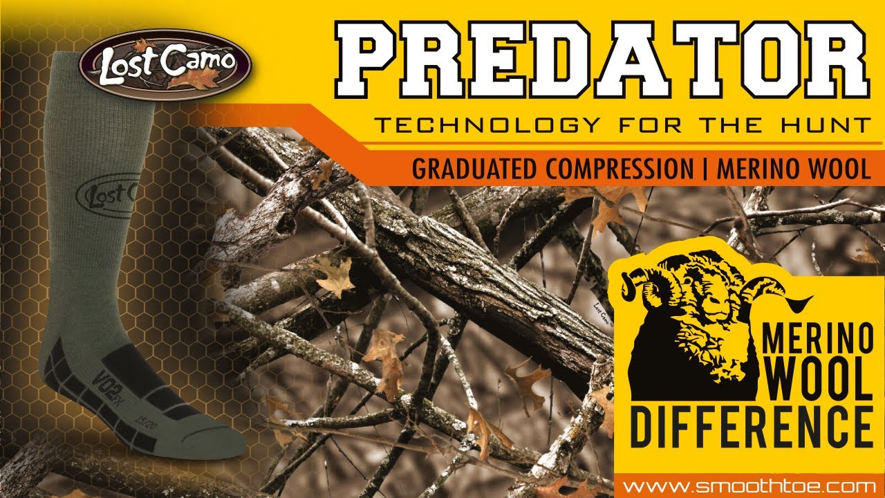 SmoothToe Predator Outdoor Compression Socks - YouTube
