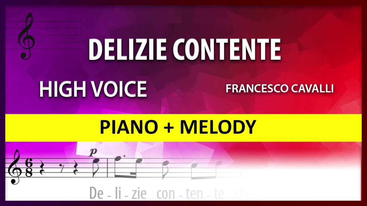 Delizie Contente / Cavalli: Instrumental / High voice - YouTube Music