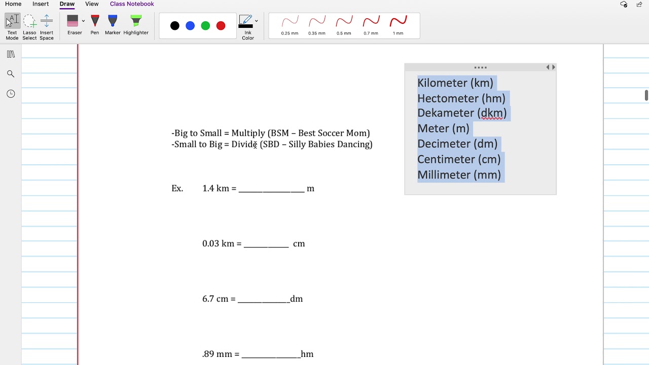 Metric System - YouTube