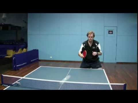 Table Tennis - How to Play the Forehand and Backhand Push with Inverted ...