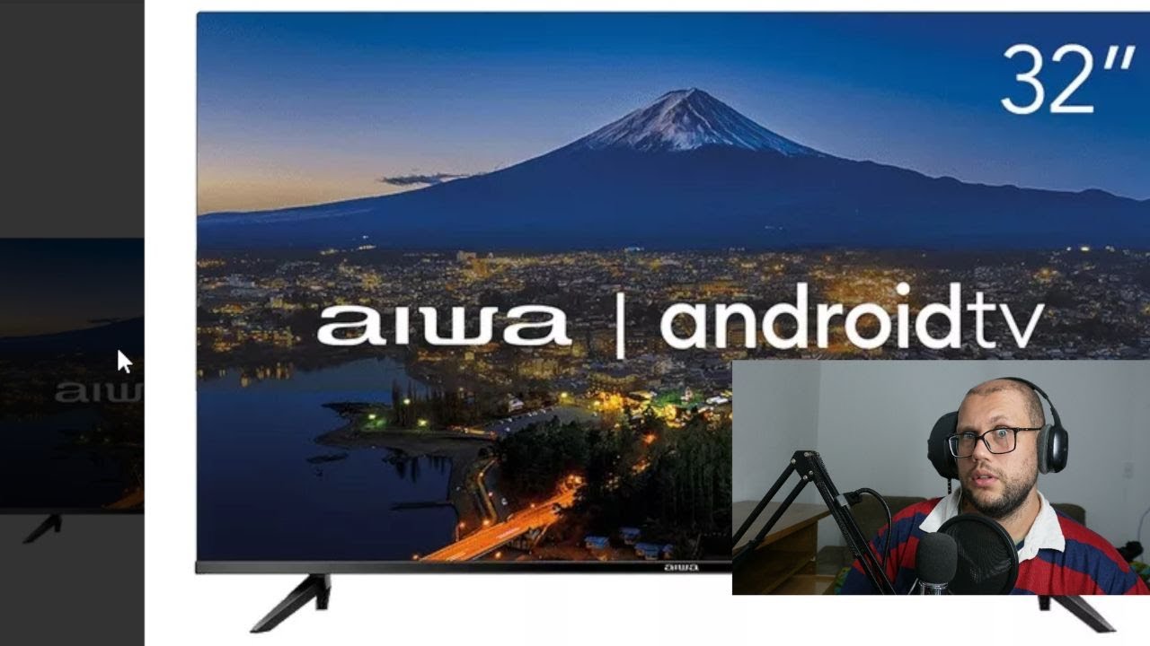 Smart Tv 32'' Android Dolby Aws tv 32 bl 02 a Aiwa Bivolt vale apena ...