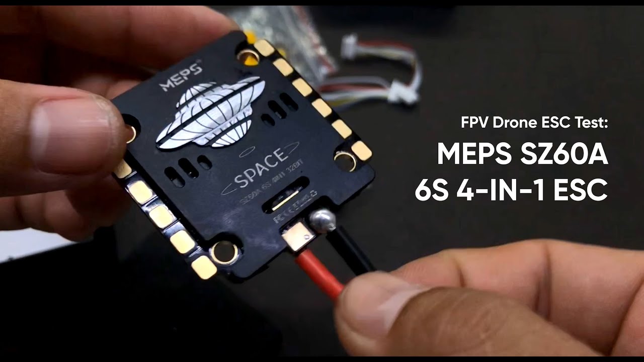 FPV Drone ESC Test: MEPS SZ60A 6S 4-IN-1 ESC - YouTube