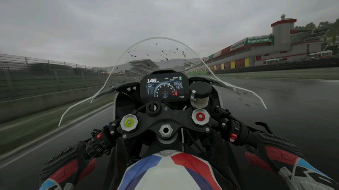 4K POV BMW M1000 RR Rainy Track Day - YouTube