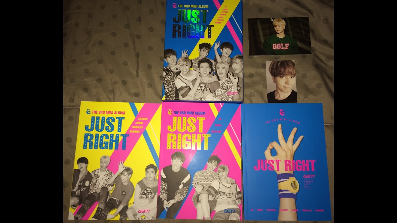 GOT7 - Just Right Unboxing - YouTube