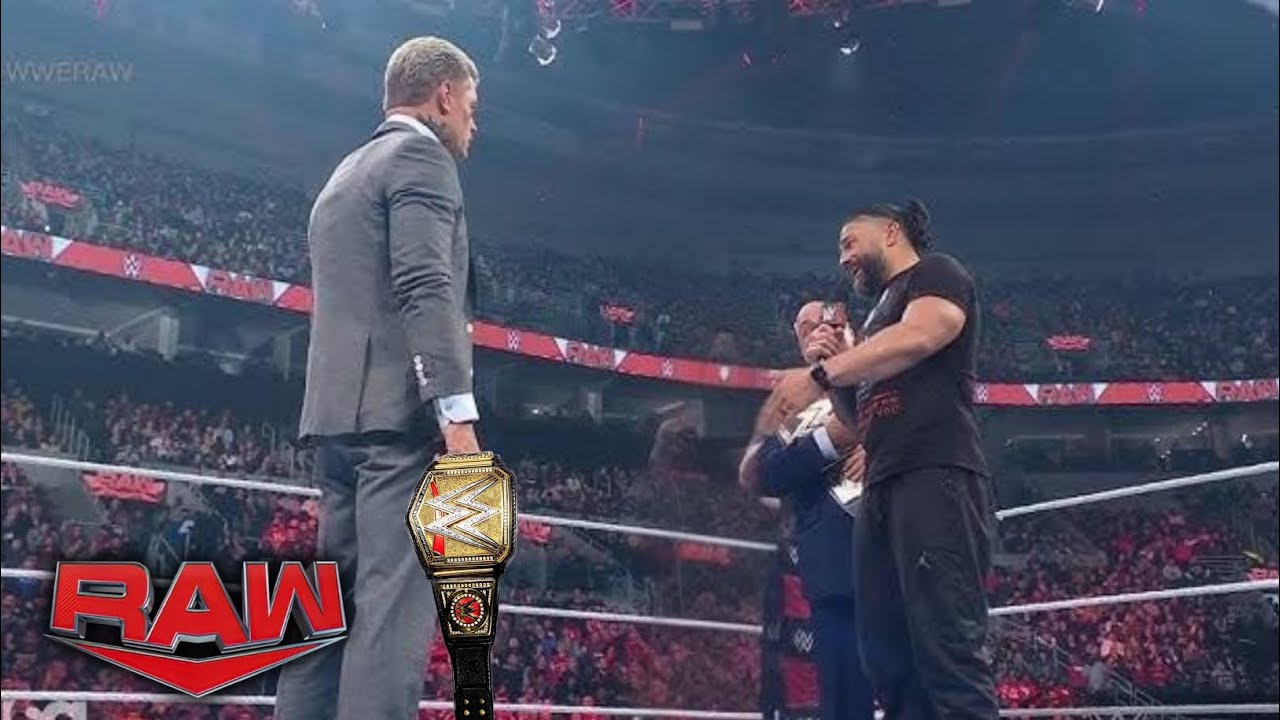 WWE Raw Roman Reigns challenges Cody Rhodes🤯Raw highlights Raw ...