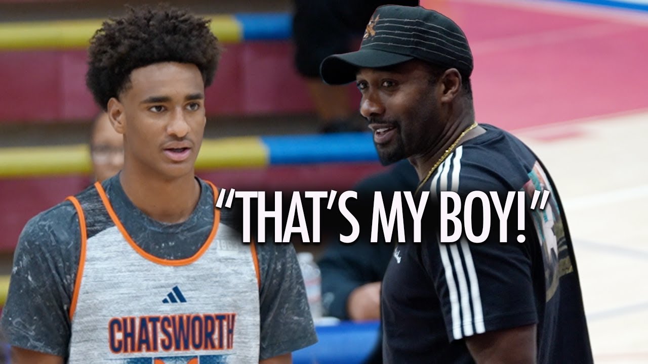 Gilbert Arenas Watches Son Alijah Arenas PUT ON A SHOW! - YouTube