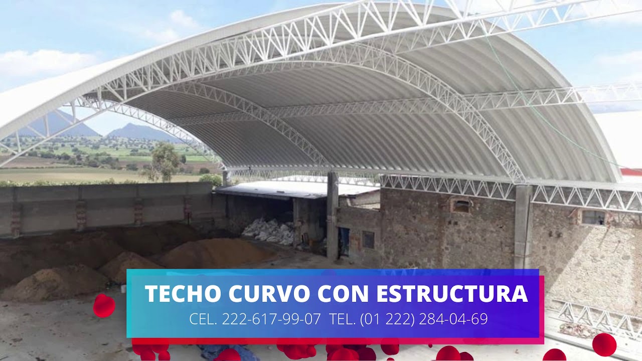 Techos curvos | Arco techos | Venta de lamina - YouTube