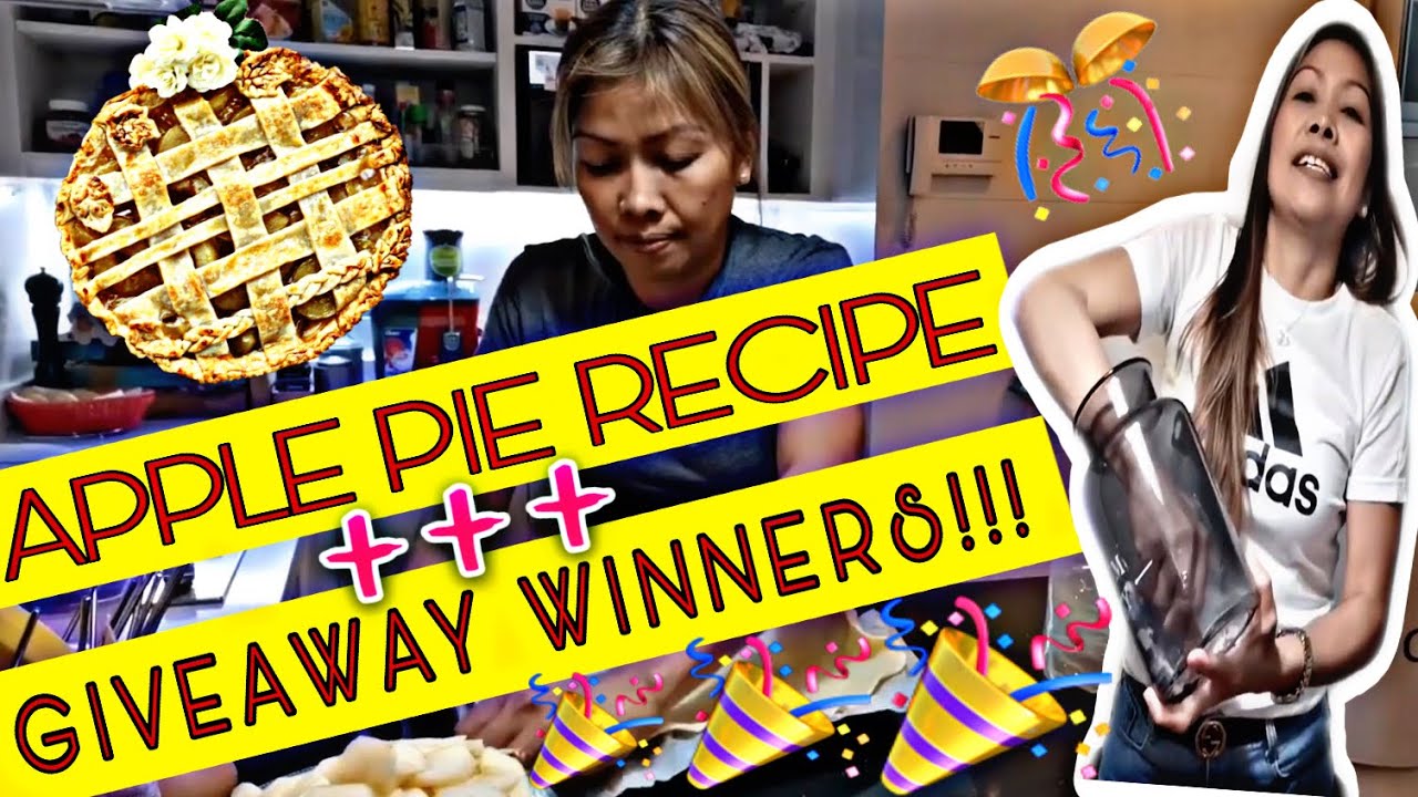 EASY APPLE PIE RECIPE AND ANNOUNCEMENT OF WINNERS!!! (QUARANTINE DAY ...