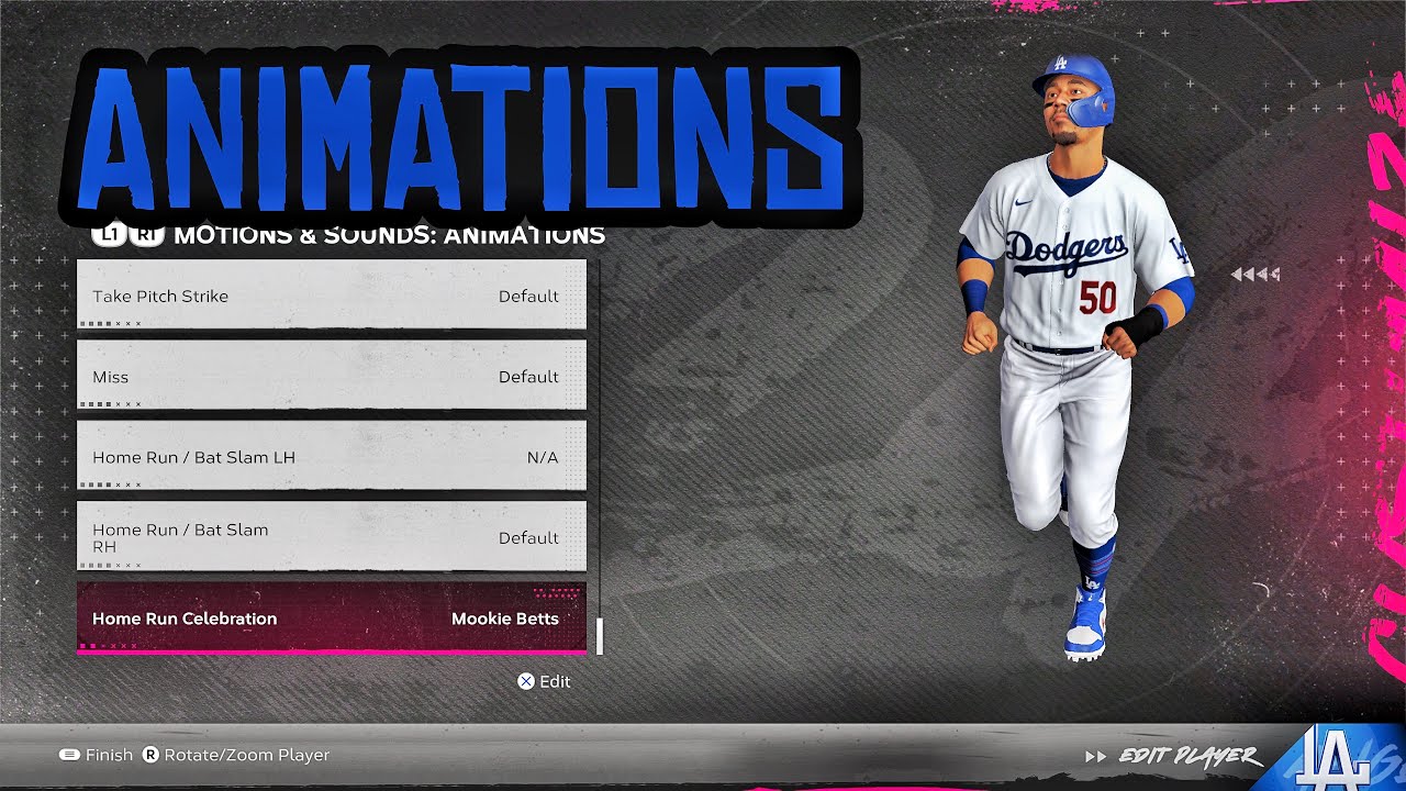 MLB The Show 24 Home run Celebration animations Part 1 - YouTube