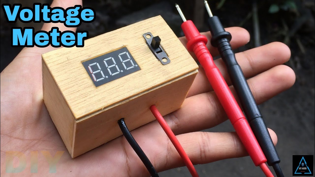 How to Make a Mini Voltage Meter - YouTube