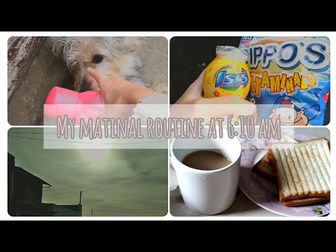 minha rotina matinal às 6:10 ☀️☁️