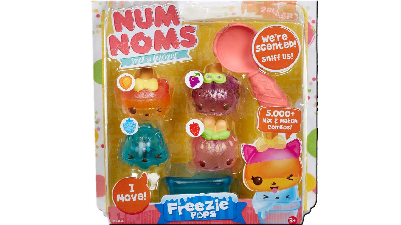 Num Noms Series 2 Freezie Pops Pack Review Unboxing - YouTube