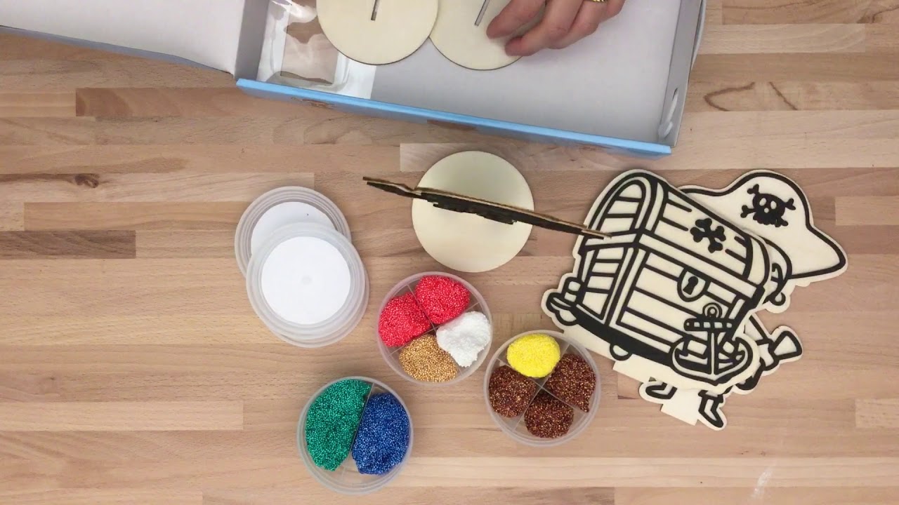 Foam Clay Pirate creative kit - YouTube