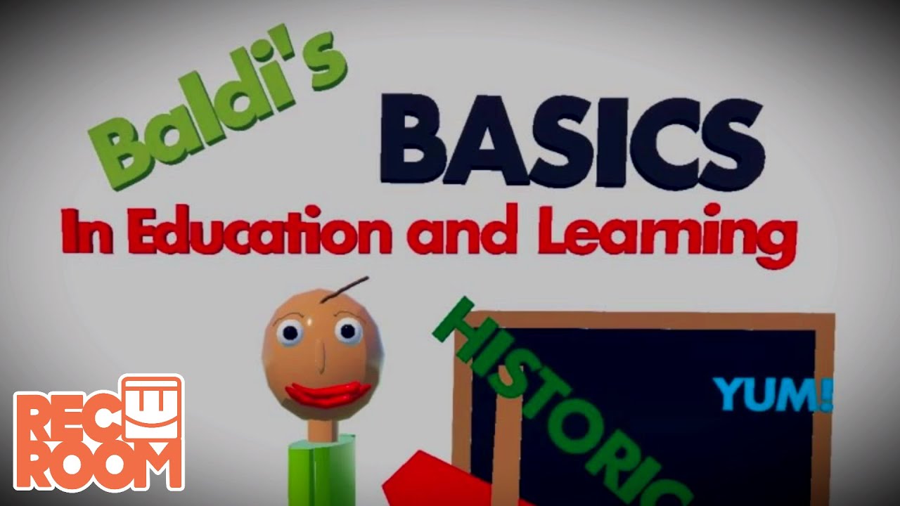 Baldi's Basics Has Been Remade (Rec Room) - YouTube