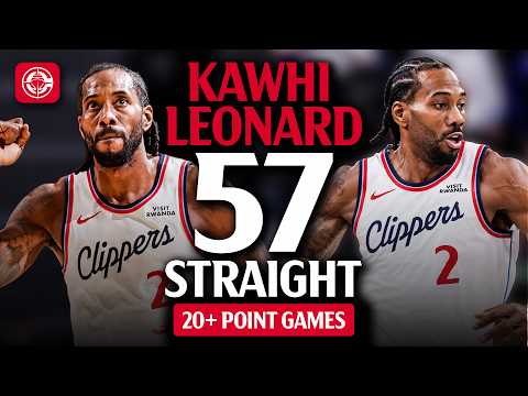 Kawhi Leonard Top 57 Plays from His 57 20+ Point Game Streak