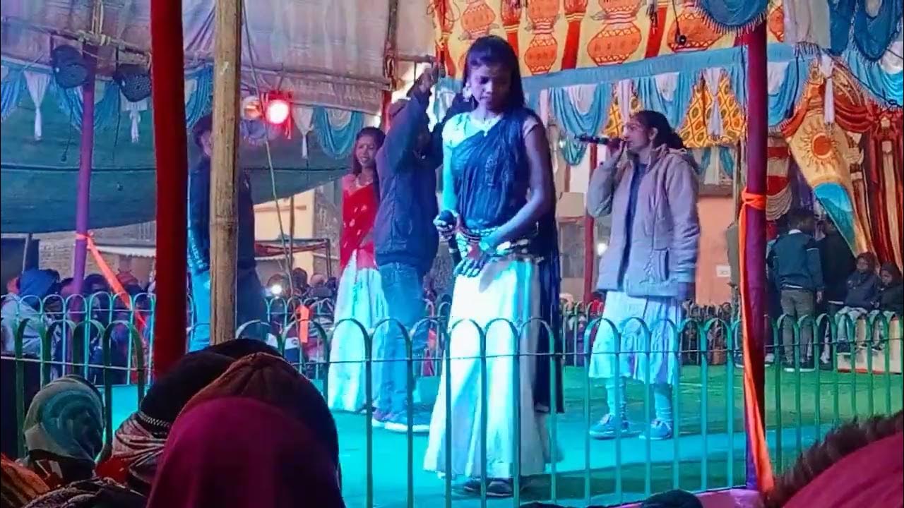 BABA TILKA MANJHI MELA NIGHT PROGRAM KARKATDIH MAHAGAMA 11/ 02/2022 - YouTube