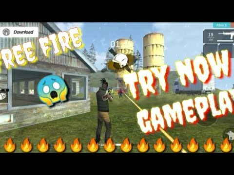 Free fire try now gameplay | free fire funny gameplay | Free Fire try ...