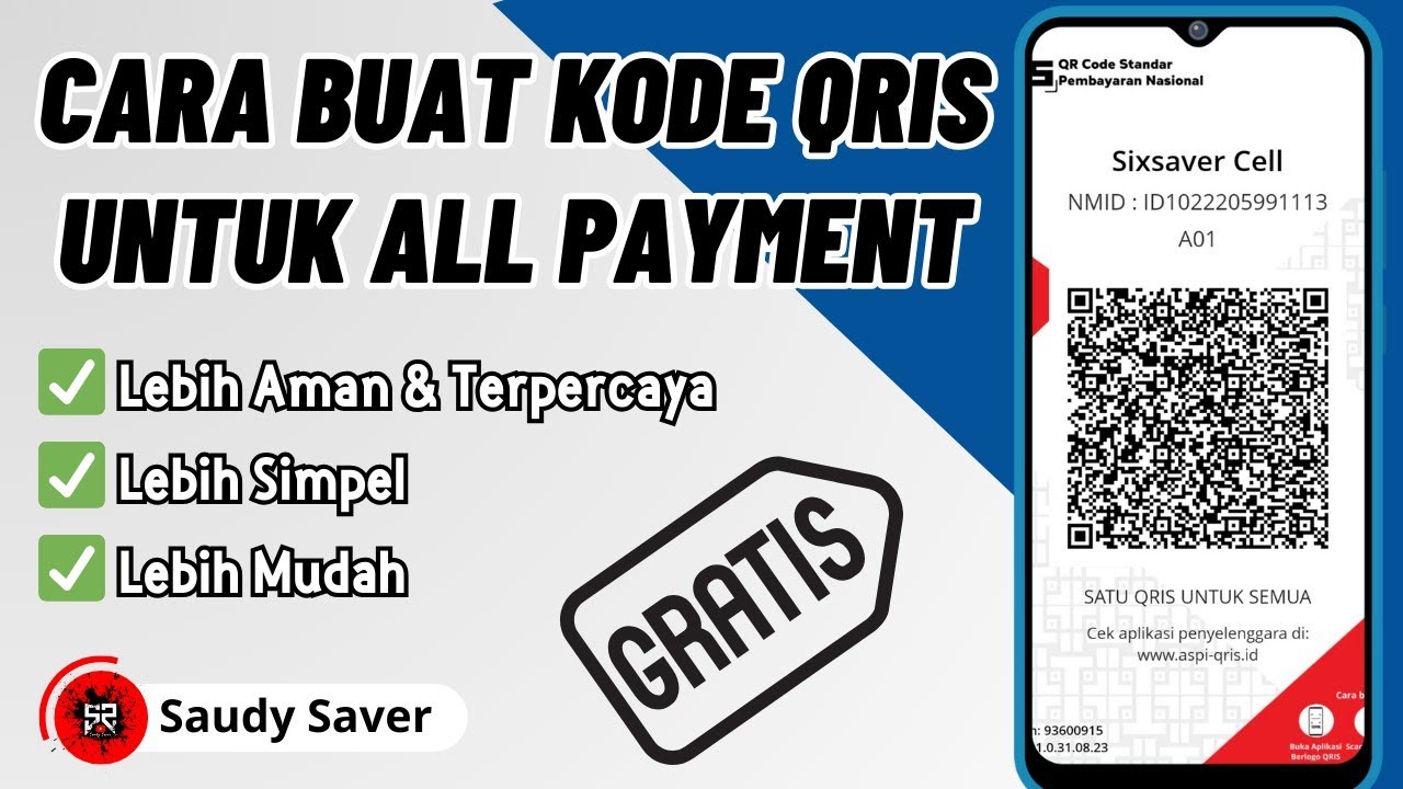 Cara buat Kode QRIS All Payment || Cara Buat kode QR Bank BSI - YouTube