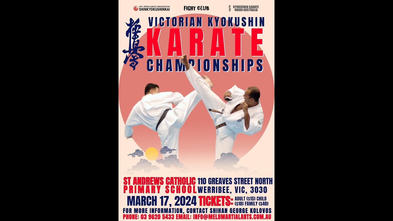2024 Victorian Kyokushin Karate Championships - YouTube
