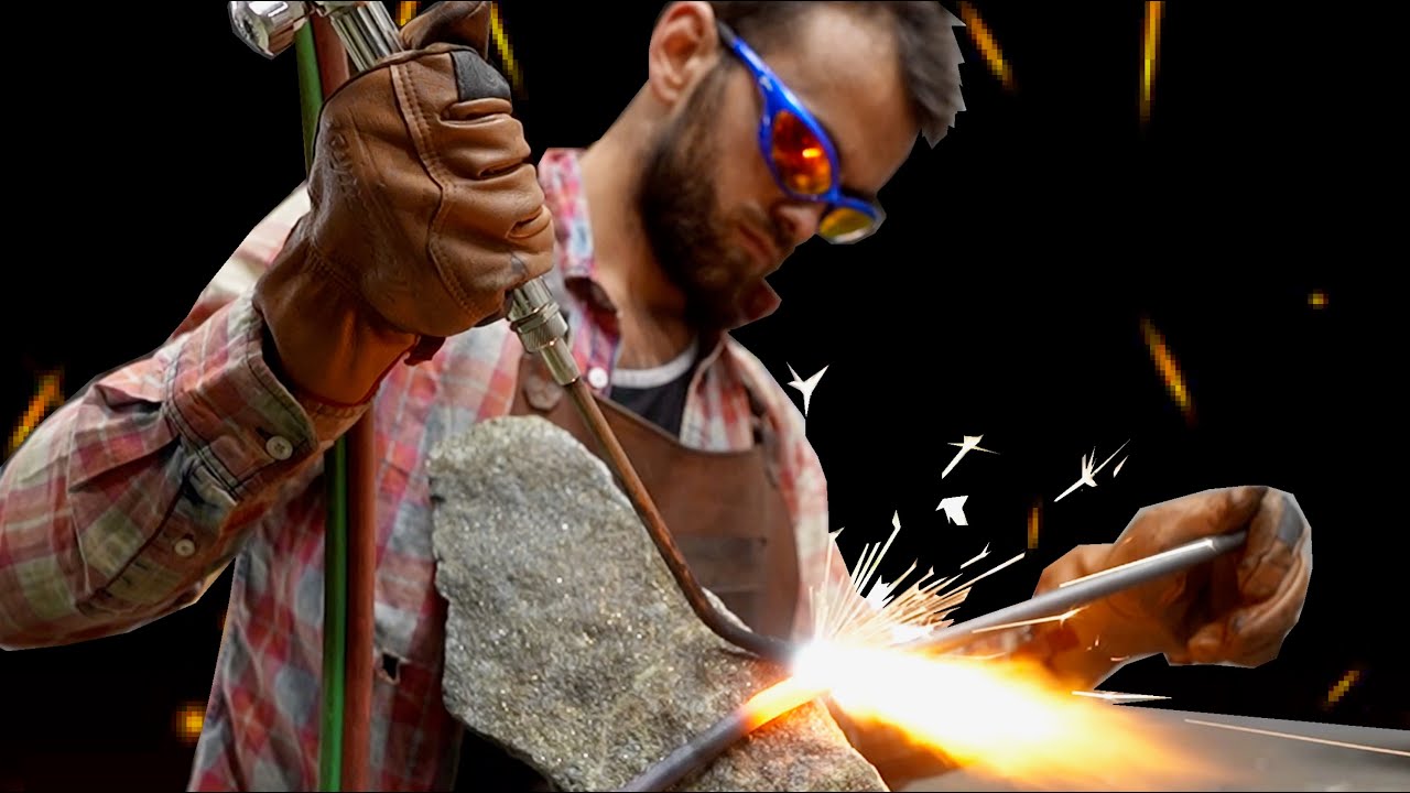 ART ROCKS! Welding an Epic $1500 Rock Sculpture - Rock Shelf No.4 - YouTube