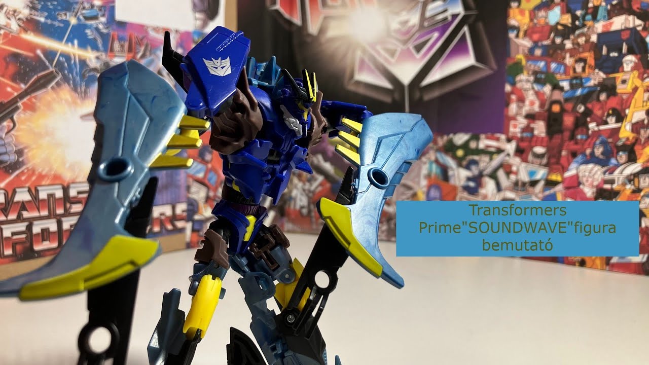 Transformers Prime"SOUNDWAVE"figura bemutató - YouTube