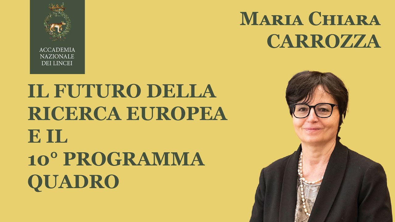 Il futuro della ricerca europea - Maria Chiara Carrozza - YouTube
