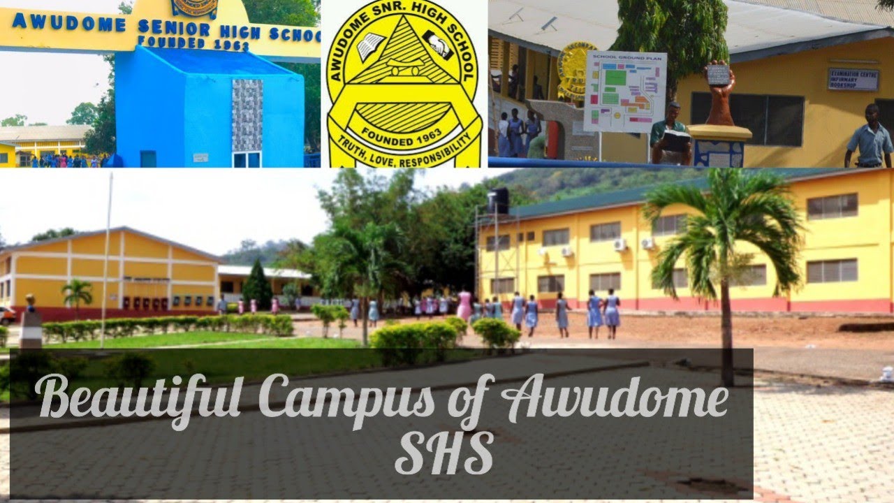 Awudome Senior High School Campus is Beautiful. - YouTube