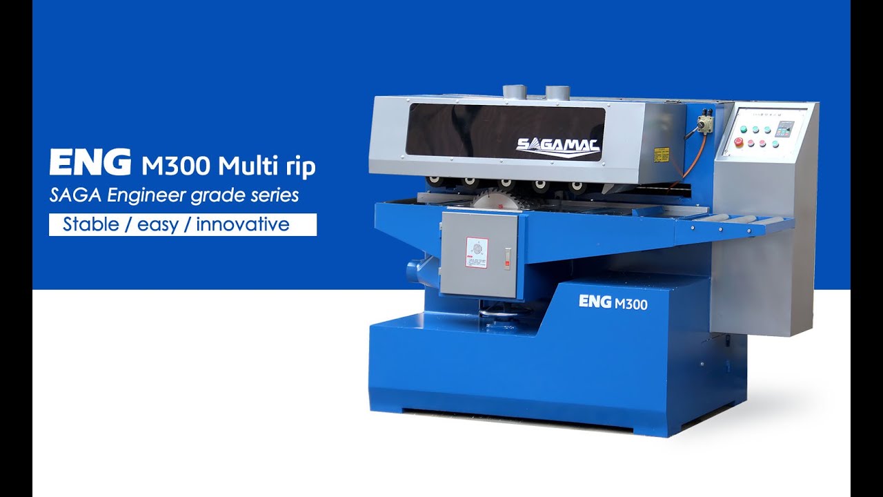 How to install and commission Multi rip saw - YouTube