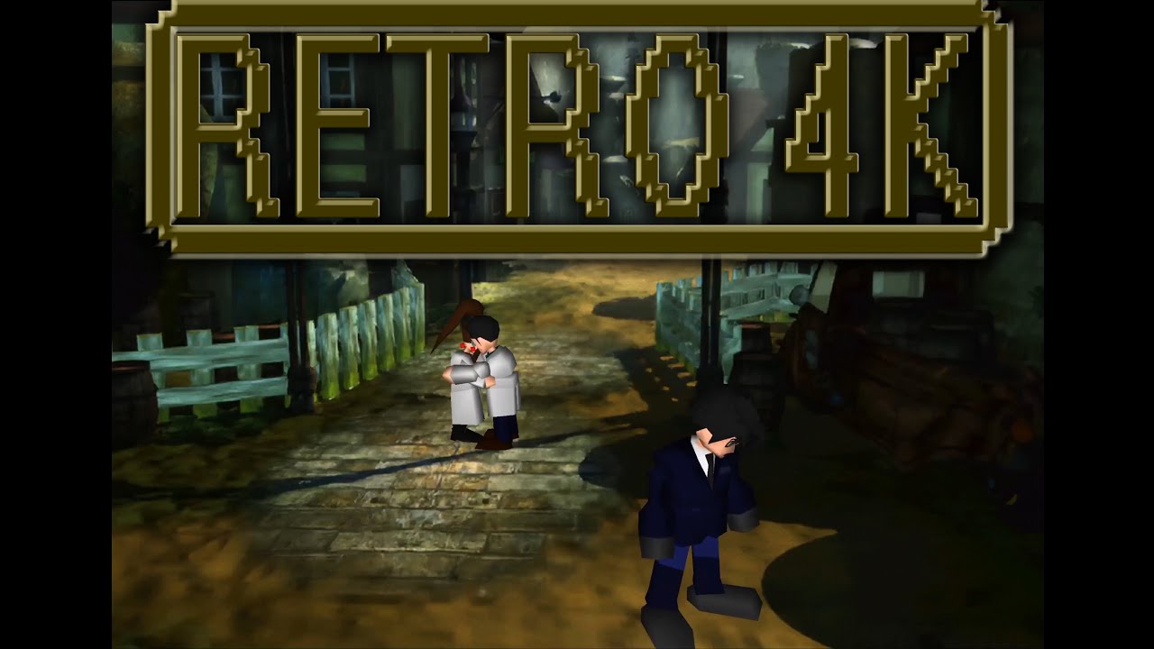 Final Fantasy 7 / FF7 Remako 4K AI upscale highlights Part 10 Huge ...