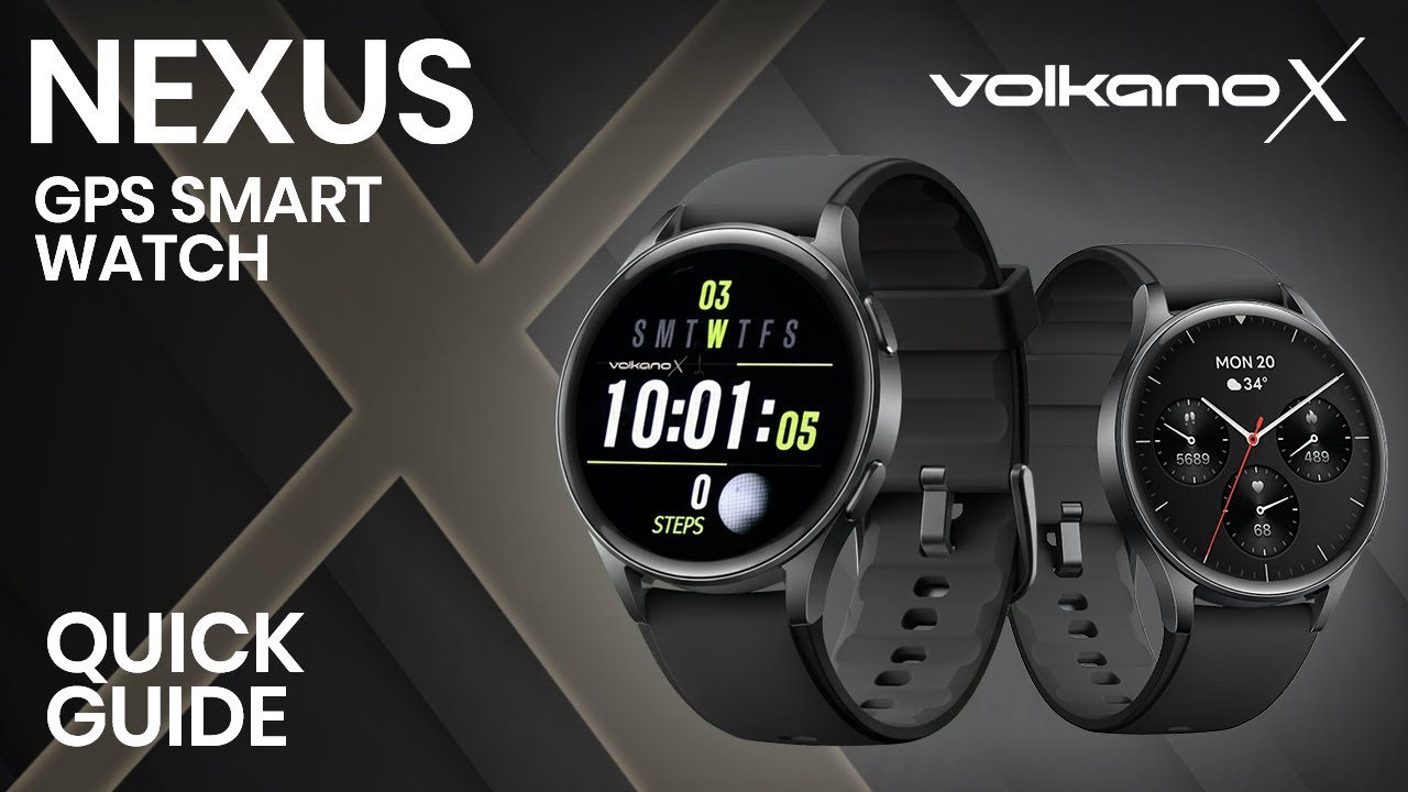 GPS Smart Watch | Nexus Series | VolkanoX - YouTube