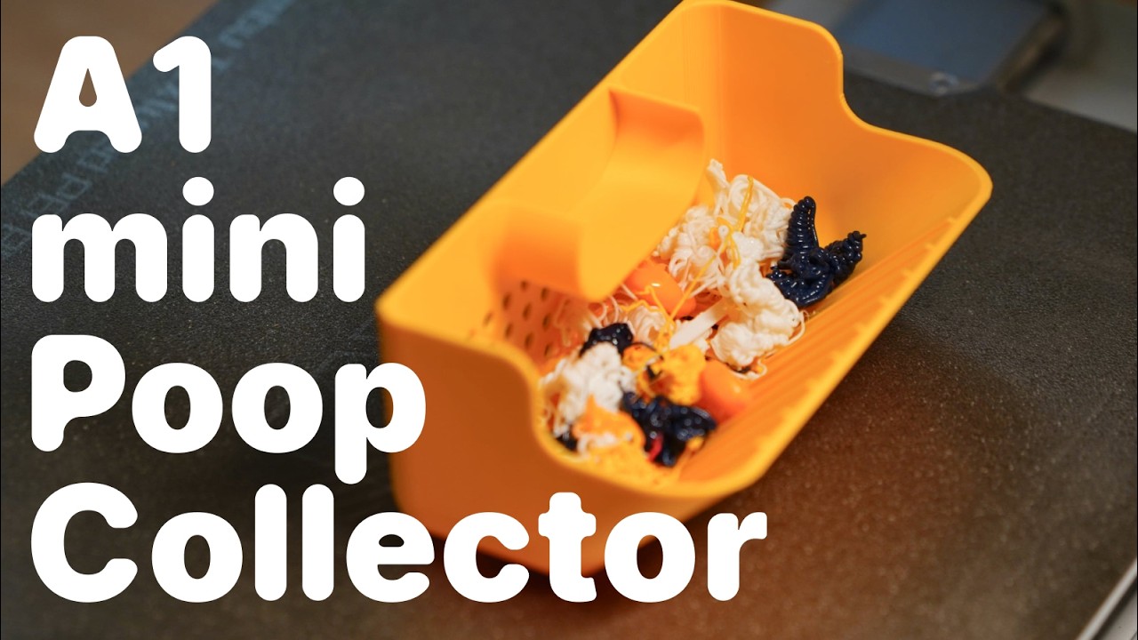 Bambu Lab Style A1 & A1 mini Poop Collector (Bambu Lab Poop Bin) - YouTube