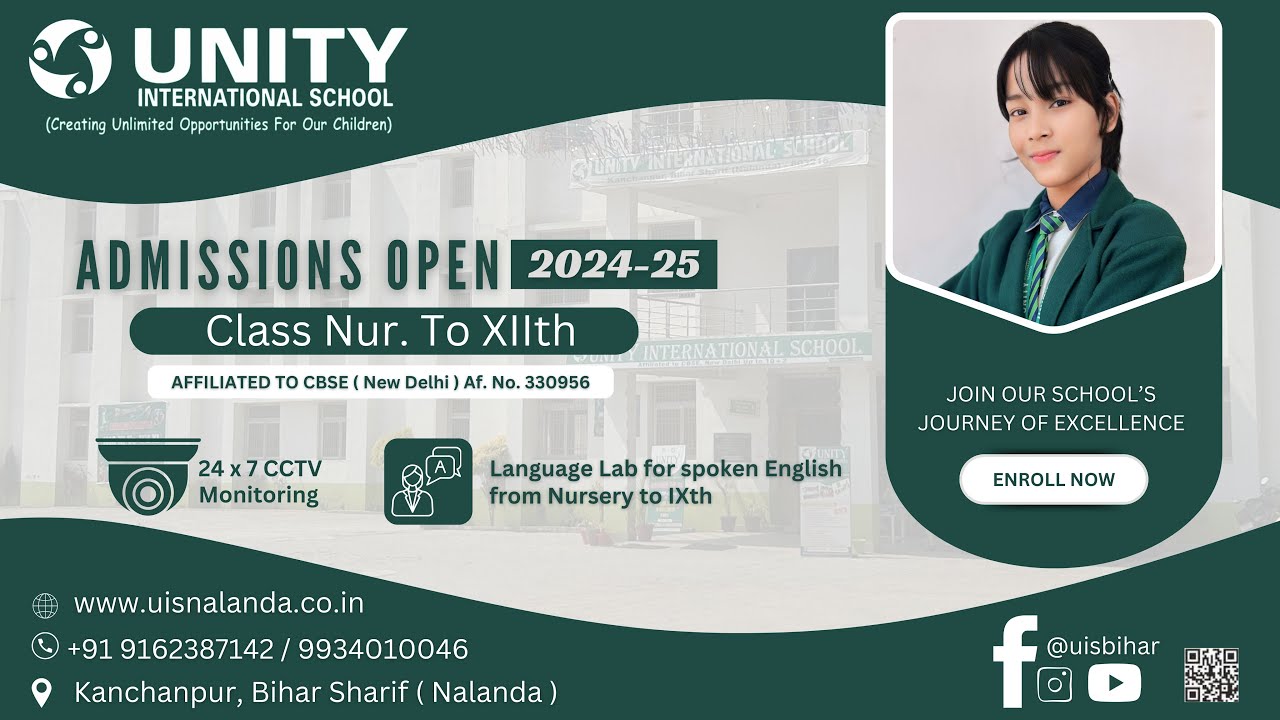 Be a Proud UNITIAN II Unity International School II Join Our School's Journey of Excellence ...