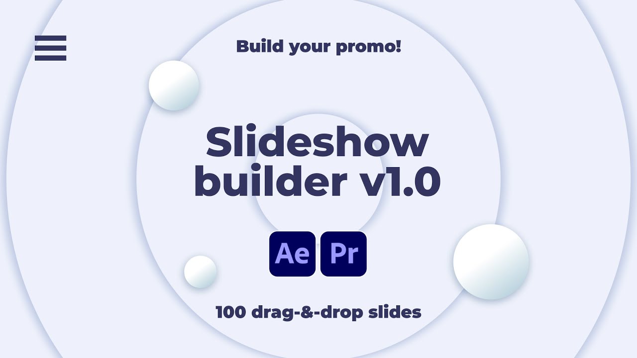 Slideshow Builder v1 | After Effects & Premiere Pro - YouTube