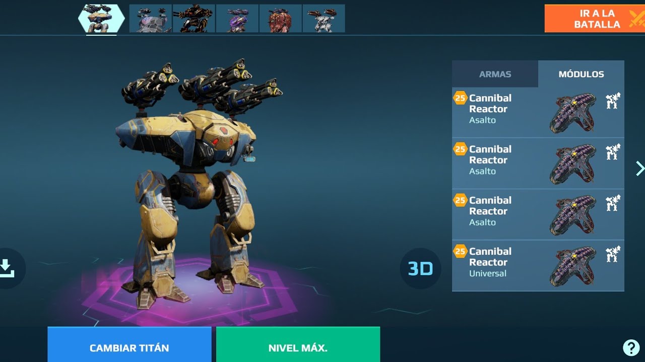 Sharanga 3x Discordia full Cannibal reactor | War Robots Gameplay WR ...