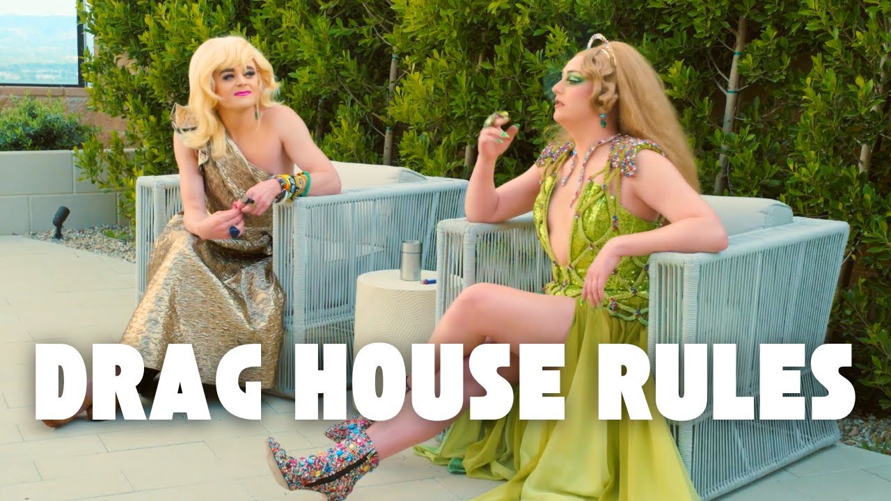 Poolside Conversation with Tammie & Laganja I Drag House Rules - YouTube