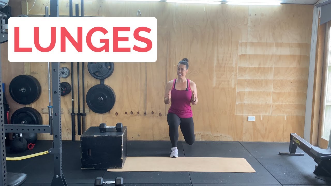 How to Do Lunges for Beginners. Proper Form & Easy Scaling Options ...