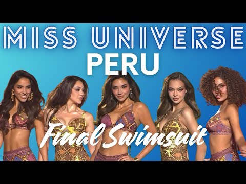 Miss Universe Peru 2025 | Top 20 Best in | Final Swimsuit Competition