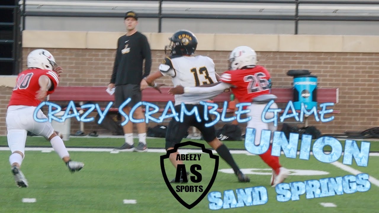 Sand Springs VS Union | Scramble Game | 2022 - YouTube