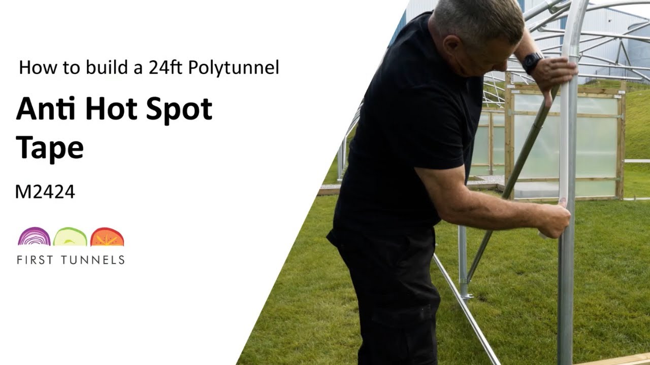 24ft Polytunnel | Guide to Anti Hot Spot Tape | M2424 - YouTube